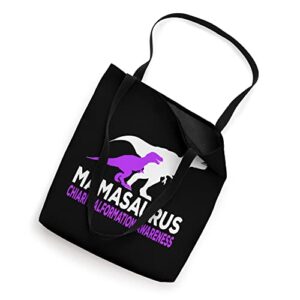 Mama Dinosaur Chiari Malformation Awareness Mamasaurus Tote Bag