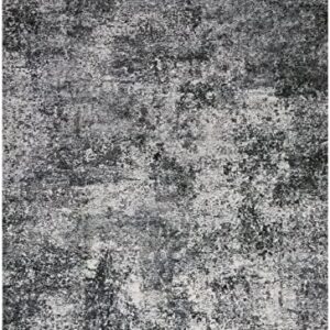 Area Rug Living Room Rugs - 8x10 Large Soft Indoor Neutral Modern Abstract Low Pile Washable Rug Carpet for Bedroom Dining Room Farmhouse Home Office - Grey