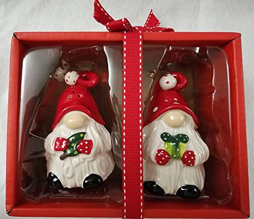 Christmas Salt and Pepper Shakers (Christmas Gnomes Set)