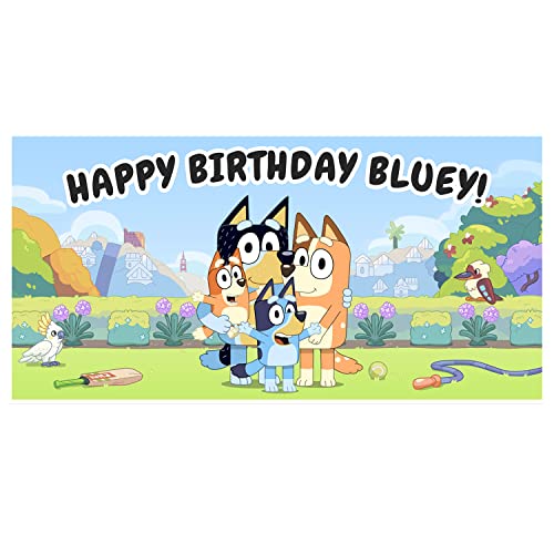 Bluey Birthday Banner