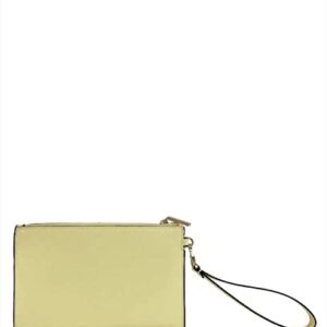 Kate Spade Medium Saffiano Leather Wristlet (Lemon Fond Yellow)