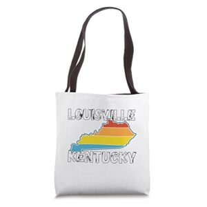 retro louisville ky kentucky city apparel souvenir tote bag