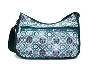 lesportsac classic hobo crossbody handbag in butterfly mosaic