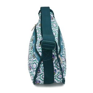 LeSportsac Classic Hobo Crossbody Handbag in Butterfly Mosaic