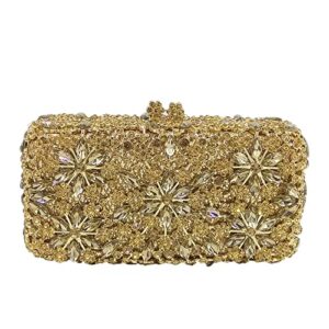 Luxury Women's Rhinestone Clutch Wedding Party Bag Hollow Out Evening Bags Dinner Diamond Purse Bridal Handbags silver M