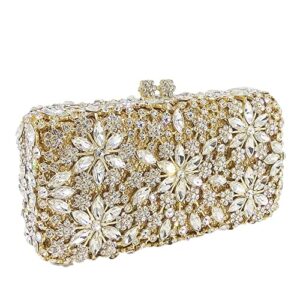 Luxury Women's Rhinestone Clutch Wedding Party Bag Hollow Out Evening Bags Dinner Diamond Purse Bridal Handbags silver M