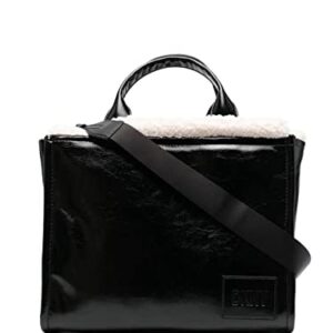 DKNY Hadlee Md Tote, Black/Natural