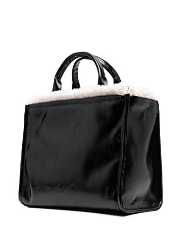 DKNY Hadlee Md Tote, Black/Natural