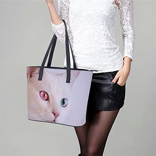 Womens Handbag Cat Leather Tote Bag Top Handle Satchel Bags For Lady