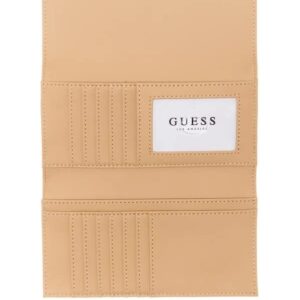 GUESS Factory Women's Milena Slim Clutch Wallet Cognac