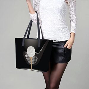 Womens Handbag Golf Ball Leather Tote Bag Top Handle Satchel Bags For Lady