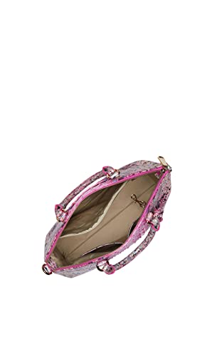 BRAHMIN Pink Cobra Ombre Melbourne Large Duxbury Satchel