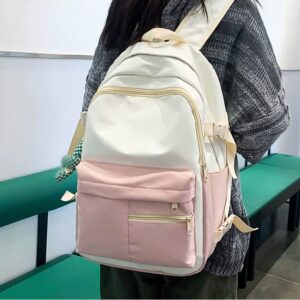 DINGZZ Fashion Nylon Women Backpack Multifunction Female College Student Travel Rucksack Cute Backpacks (Color : E, Size : 30 * 14 * 47CM)