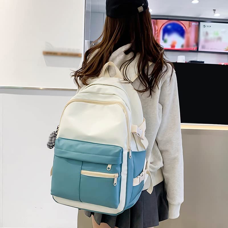 DINGZZ Fashion Nylon Women Backpack Multifunction Female College Student Travel Rucksack Cute Backpacks (Color : E, Size : 30 * 14 * 47CM)