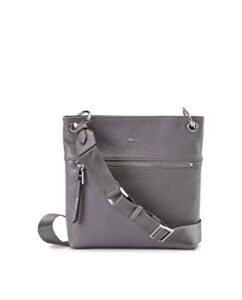 dkny gregorio crossbody, light charcoal