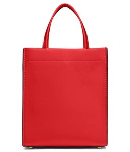 coach mini cashin tote sport red one size