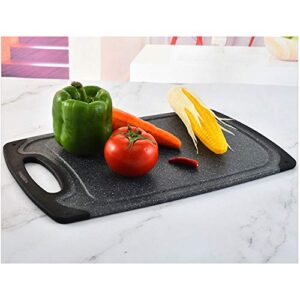 WHLONG Reversible Plastic Chopping Board for Kitchen Design with Easy Grip Hle Cutting Boards