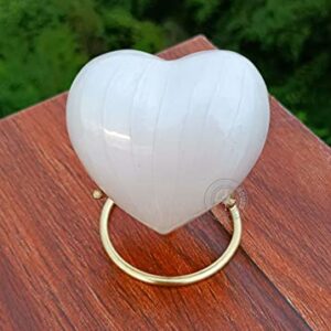 White Cremation Urn for Ashes Keepsake Heart Urn with Black Box and Brass Stand Mini urn for Your Loved one Adult & Funeral Burial for Adults and Infants