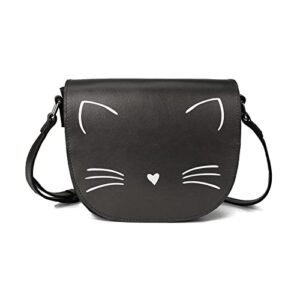 cute purses for teen girls small purse and crossbody bags for women with chain strap,fashion preteen purses cat black