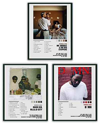 11×14 Inches Kendrick Wall Art for Room, Album Cover Poster Prints Aesthetics, M.A.A.D Poster, HD Print Posters, UNFRAMED