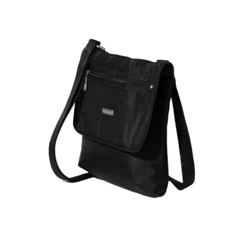 Baggallini Flap 2 It Large Crossbody Bag (Black)