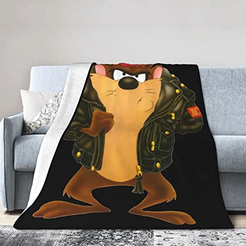 Taz-Mania Blanket Super Soft Throw Blankets for Sofa Bedding Living Kids Adults 50"X40" Inch