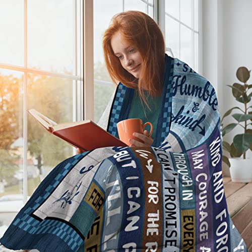 Godson Gifts from Godmother, Godson Gifts Blanket 60"x50", Birthday Gifts for Godson from Godfather, Godson Gifts Ideas for Graduation Thanksgiving Christmas Fathers Day, to My Godson Throw Blankets