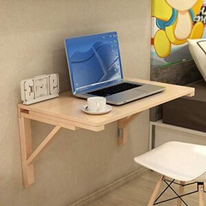 PIBM Stylish Simplicity Shelf Wall Mounted Floating Rack Shelves Foldable Solid Wood Computer Desk Desk Save Space,14 Sizes, a , 120x40cm