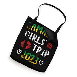 Jamaica 2023 girls trip with jamaican flag and kiss Tote Bag