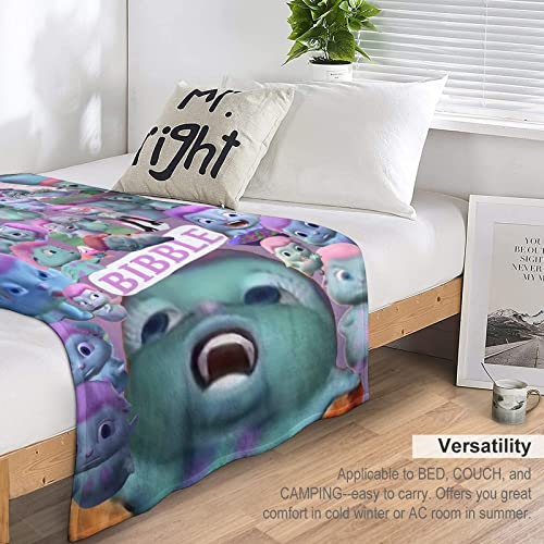 Funny Meme Blanket，Bibble Meme Soft and Comfortable,Ultra-Soft Micro Fleece Blanket,for Bed Or Sofa,All Season Throw Blankets (40x50 Inch，60x50inch)