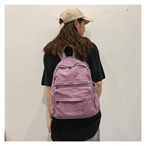 dingzz backpack women travel bag fashion high capacity women’s backpack student zipper school bag (color : d, size : 30 * 13 * 35cm)