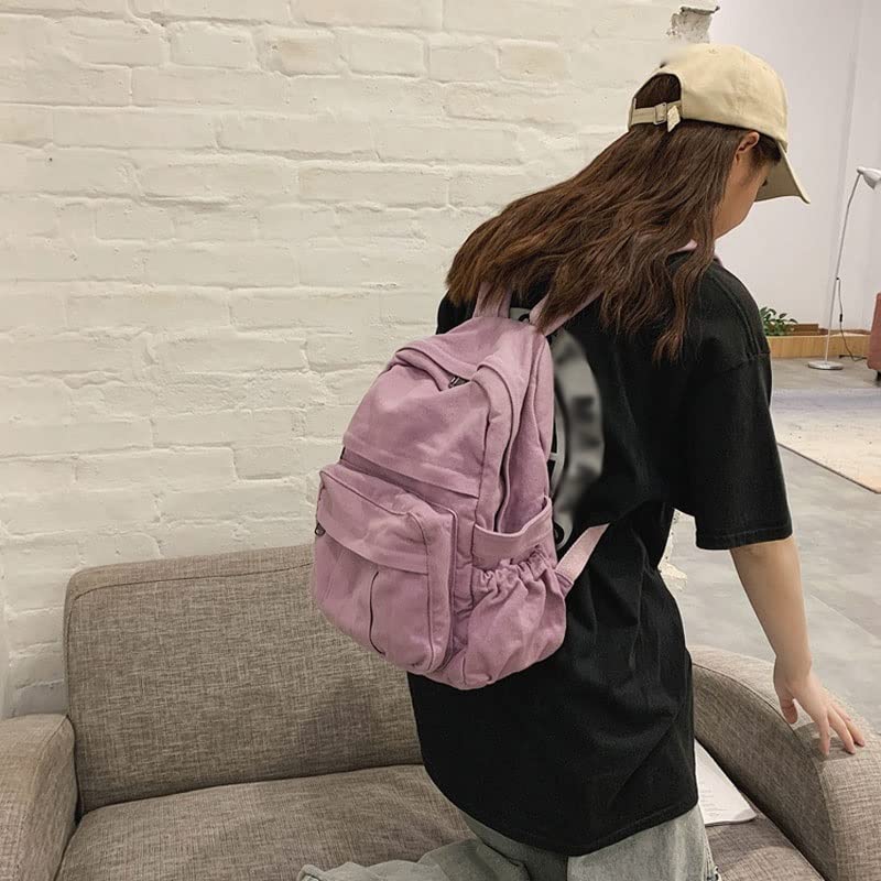 DINGZZ Backpack Women Travel Bag Fashion High Capacity Women's Backpack Student Zipper School Bag (Color : D, Size : 30 * 13 * 35CM)