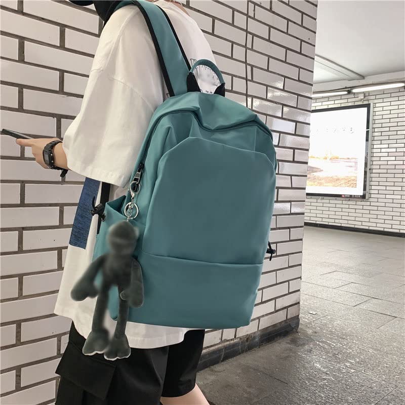 DINGZZ Waterproof Nylon Backpack School Backpack for Teenager Large Capacity Book Bag (Color : E, Size : 33 * 18 * 44CM)