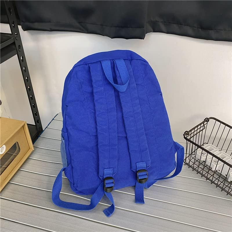 DINGZZ Fashion Women Backpack Canvas Travel School Bag Backpack Teenage Backpack Bookbag (Color : E, Size : 34 * 16 * 39CM)