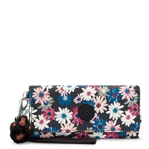 kipling rubi large printed wristlet wallet blooming petals