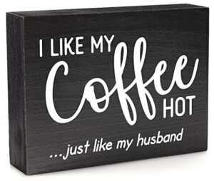 coffee bar decor farmhouse coffee sign for coffee bar signs decor – i like my coffee hot like my husband sign for coffee decor for coffee bar