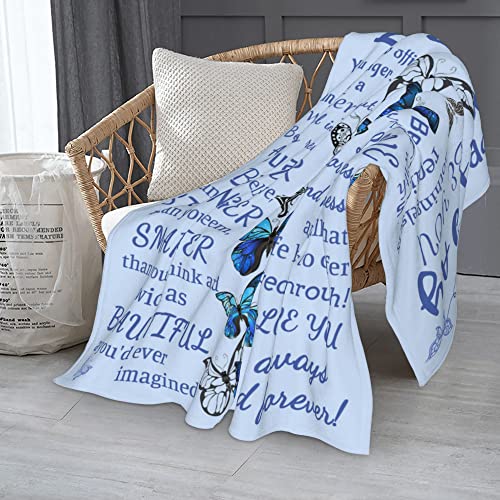 21st Birthday Gifts for Her Daughter, 21 Year Old Gifts for Her Meaningful, Gifts for 21 Year Old Female in College, Happy 21st Birthday Decorations for Her Women, 2001 21st Blanket 50x60 Inches