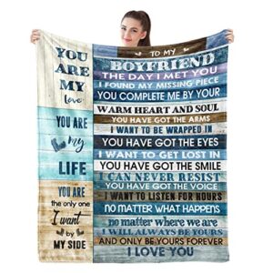 eslygoily gifts for boyfriend unique gift ideas for boyfriend birthday decoration gifts for boyfriend for boyfriend romantic decoration gift for boyfriend throw blankets 60×80 inch