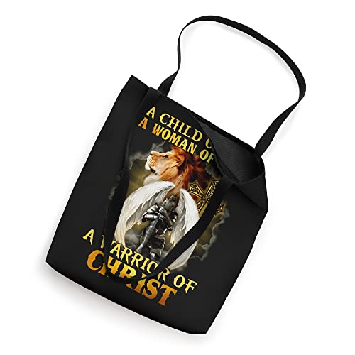 Knight Templar Christian Woman Child Of God Woman Of Faith Tote Bag