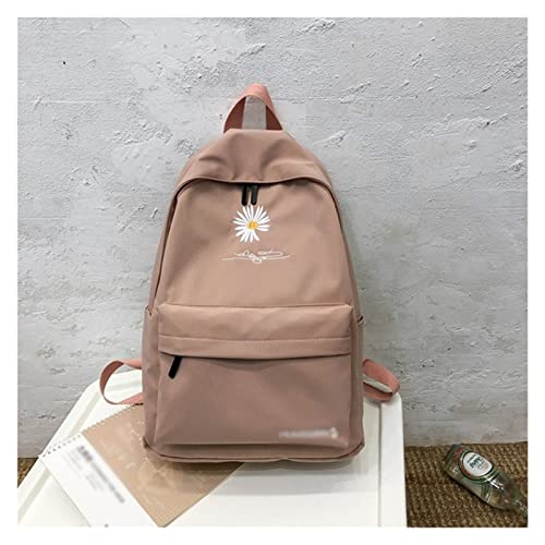 DINGZZ Teen School Bag Girls Backpack Women Bookbags Student Schoolbag Cute Flowers Backpack (Color : E, Size : 44 * 14 * 29CM)