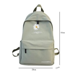 DINGZZ Teen School Bag Girls Backpack Women Bookbags Student Schoolbag Cute Flowers Backpack (Color : E, Size : 44 * 14 * 29CM)