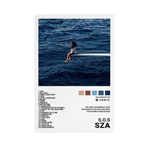 sza poster sos poster album cover poster canvas poster bedroom decor sports landscape office room decor gift unframe-style 12x18inch(30x45cm)