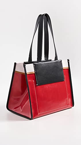 Proenza Schouler White Label Women's Large Morris Tote, Crimson, One Size