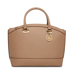 anne klein new recruits dome satchel, truffle