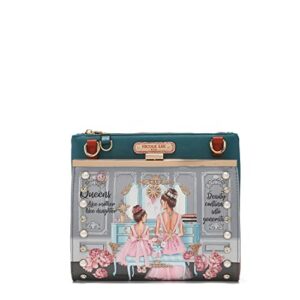 nicole lee double queens crossbody