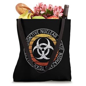 BIOHAZARD Symbol TOXIC WASTE RADIOACTIVE NUCLEAR WASTE Tote Bag