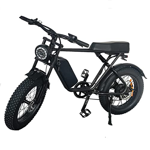 Electric Bike for Adults1000w Electric Bicycle 20 * 4.0 inch Fat Tire Ebike, Ebike for Adults Electric Bike (Black)