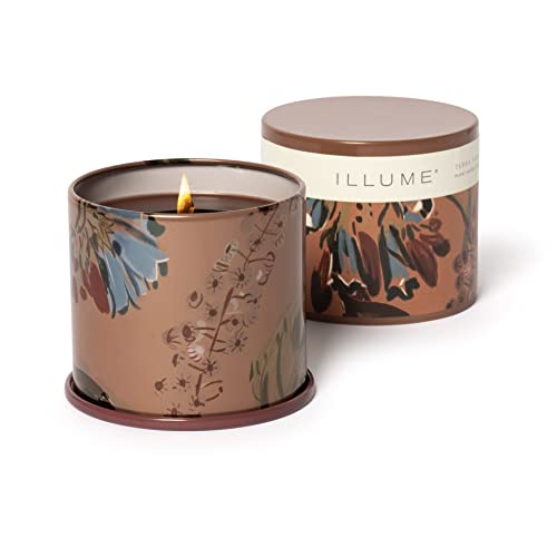 Illume Beautifully Done Essentials Terra Tabac Vanity Tin Scented Candle