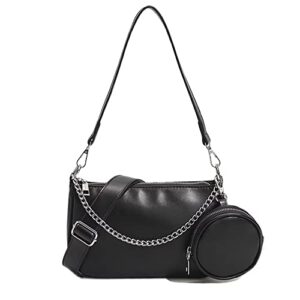 jrndniuo small crossbody bag thick strap crossbody bags for women, lightweight shoulder trendy handbag with coin purse pouch