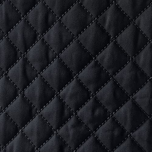 Lands' End Medium Classic Quilted Tote Bag Black